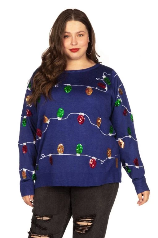 Best online shopping sites | Tipsy Elves Women's Christmas Lights Plus ...
